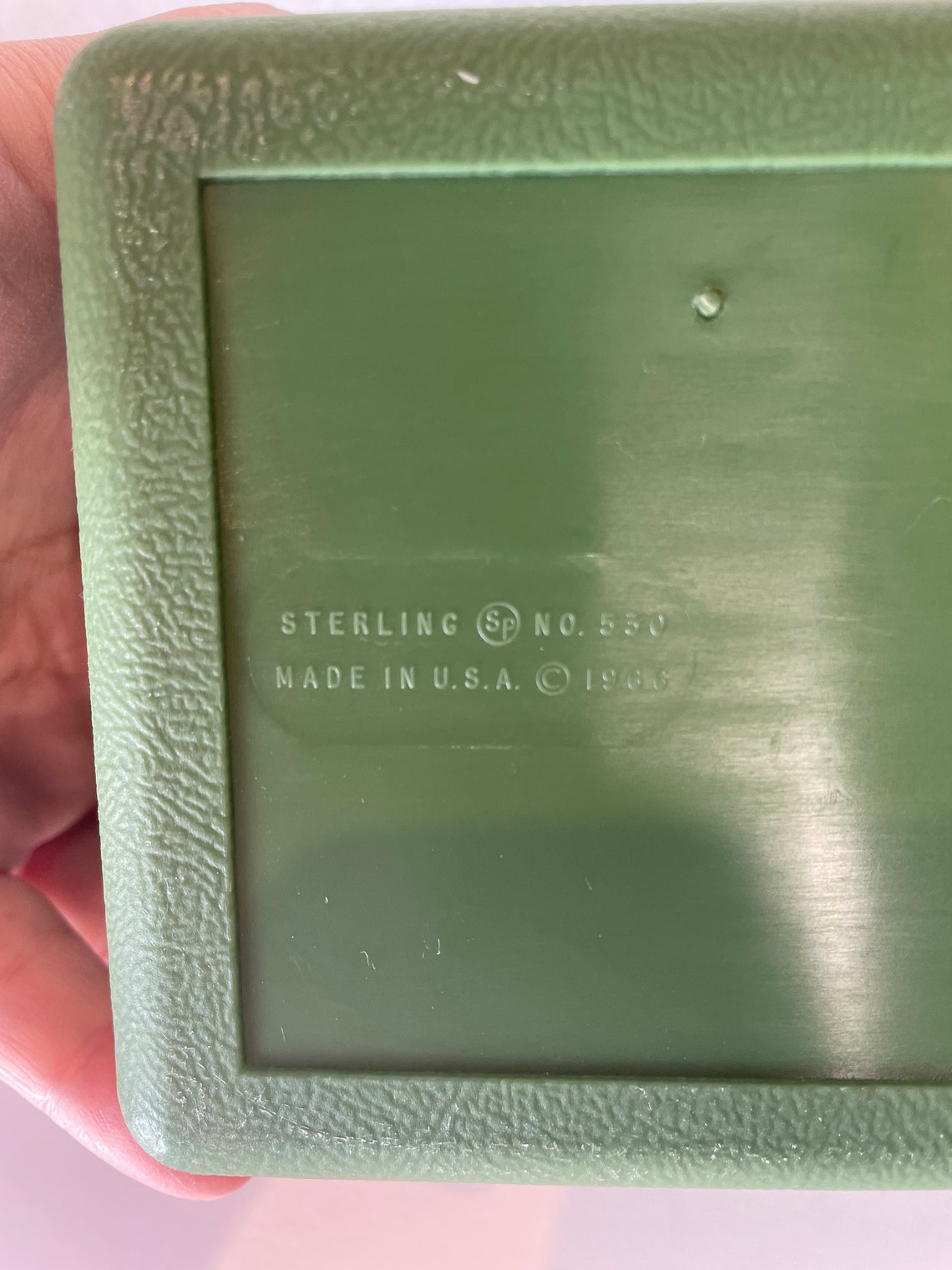 Sterling 1966 MCM Green Plastic File Storage Box - Etsy
