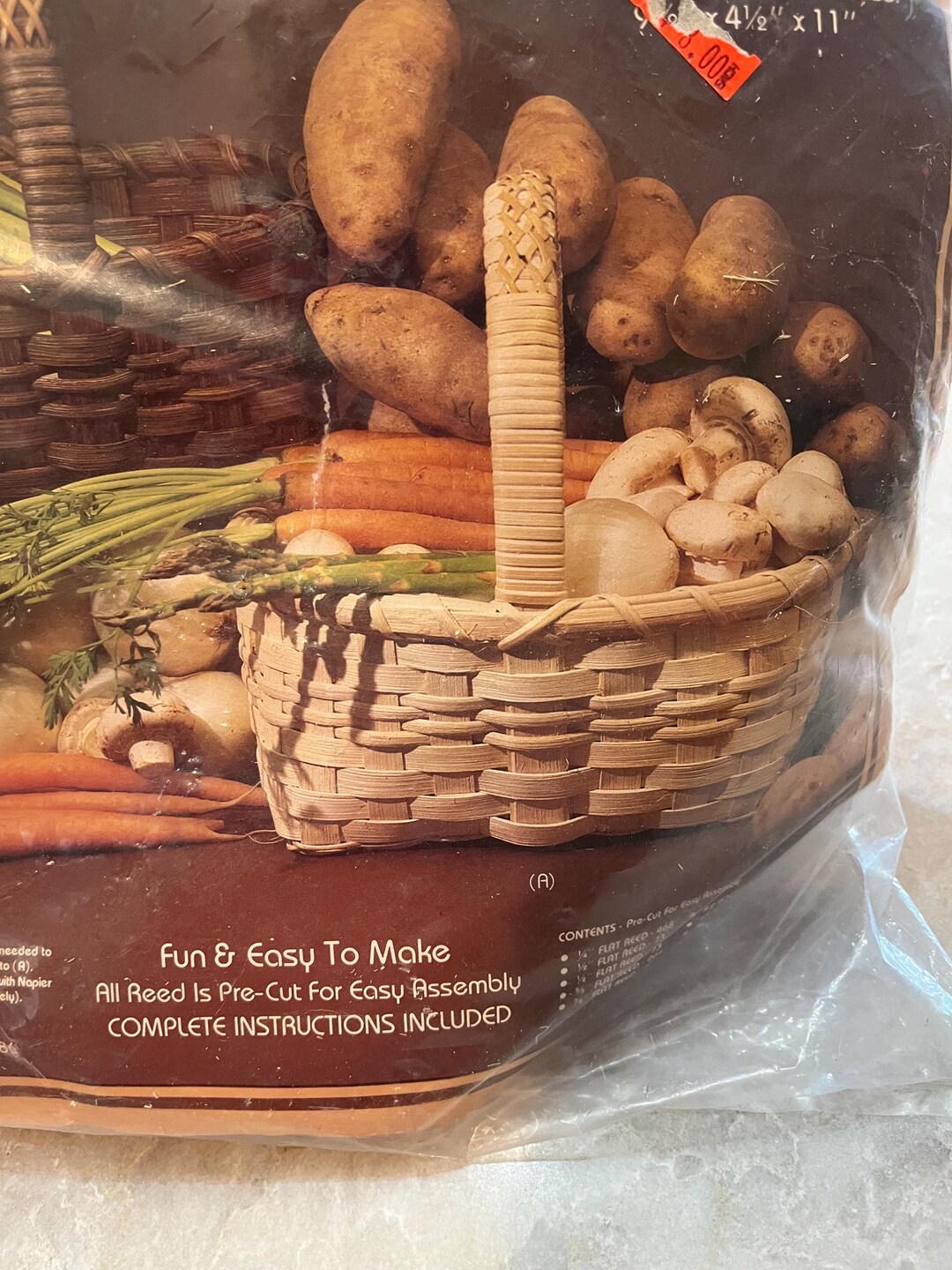 Vintage Market Basket Making Kit by Nancy Gruber, Napier Enterprises - Etsy