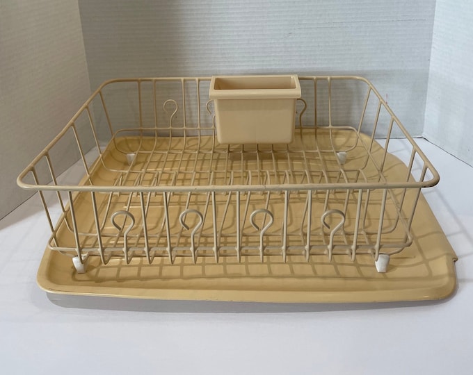 Vintage Rubbermaid Dish Drainer and Mat 2909 Beige Bisque Tan - Etsy
