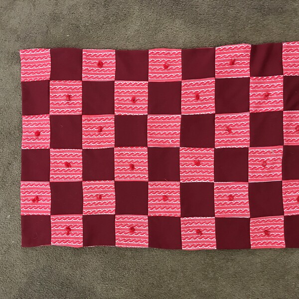 Maroon Quilt - Etsy