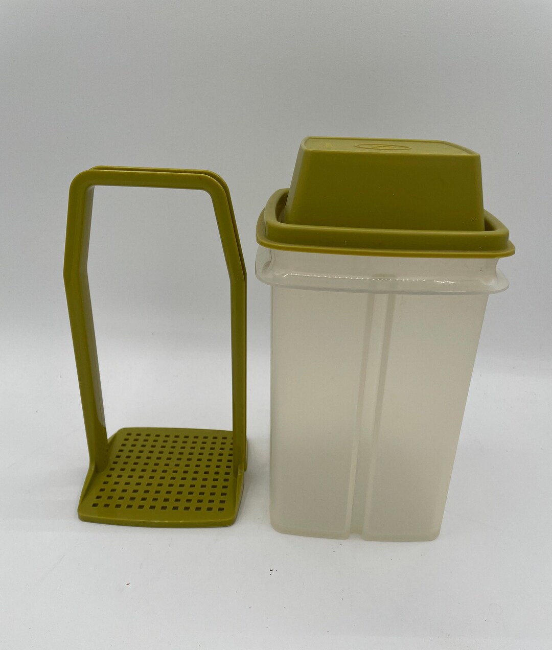 Vintage Tupperware Pickle Keeper Olive Green - Etsy