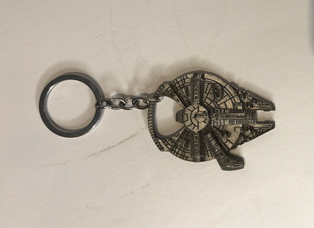 Star Wars Millennium Falcon Metal Bottle Opener and Keychain - Etsy