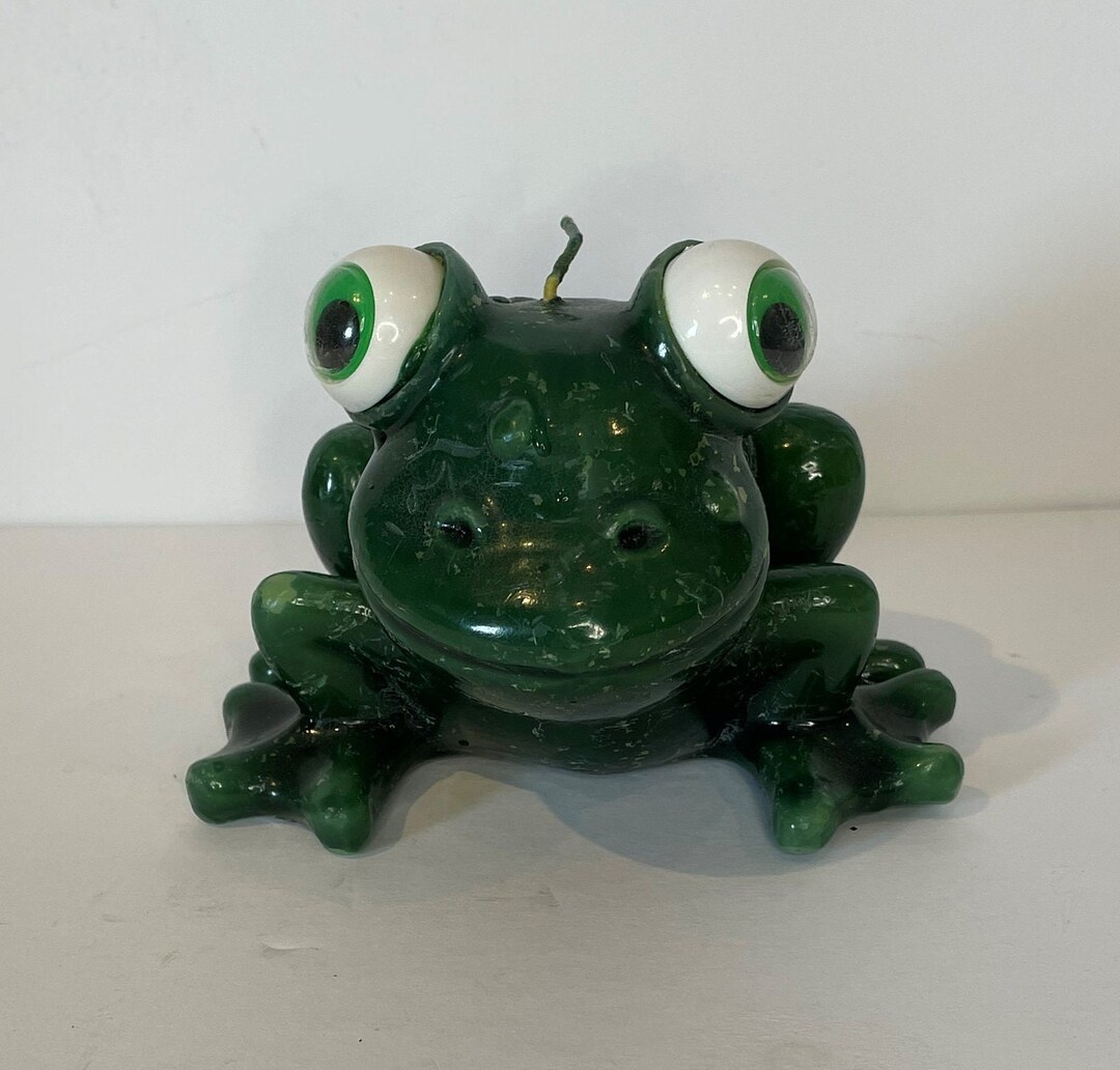 Vintage Rainforest Cafe Frog Wax Candle Figure - Etsy