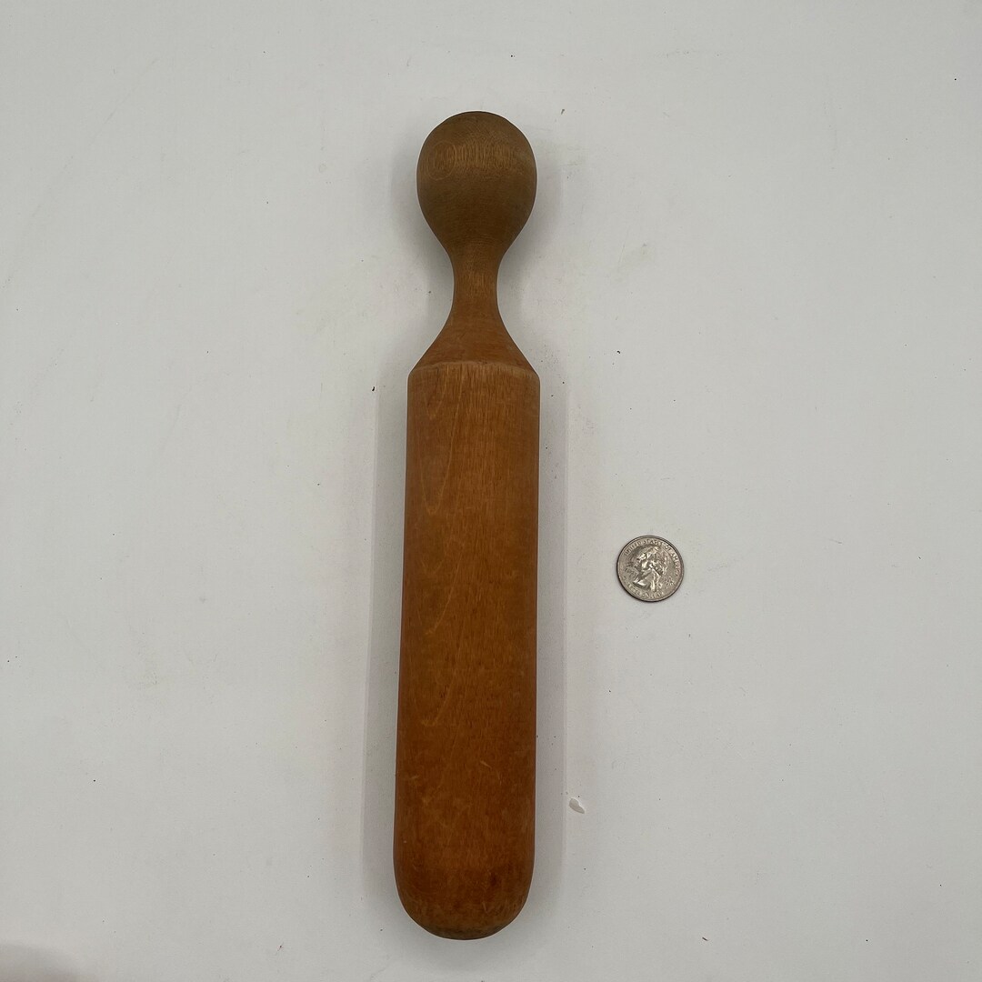 Vintage Wood Pestle Food Mill Masher or Rolling Pin - Etsy