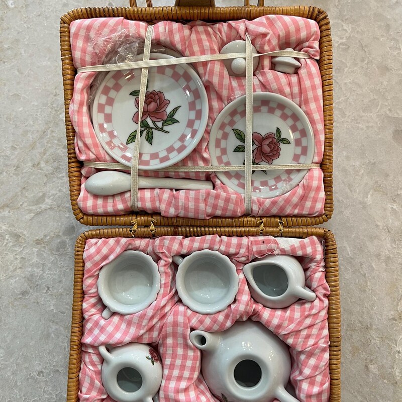 Pink Tea Set - Etsy