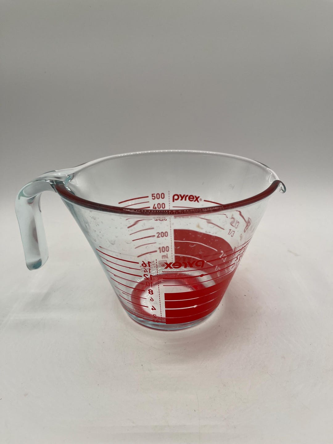 Pyrex 2 Cup Liquid Measuring Cup - Cups, Milliters, Ounces - Etsy