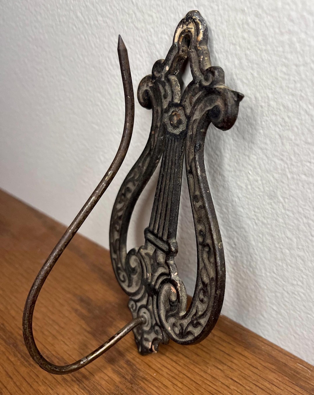 Vintage Cast Iron Bill Receipt Wall Hook - Etsy
