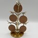 Vintage Gold and Silver Family Tree With 5 Round Photo Holders - Etsy