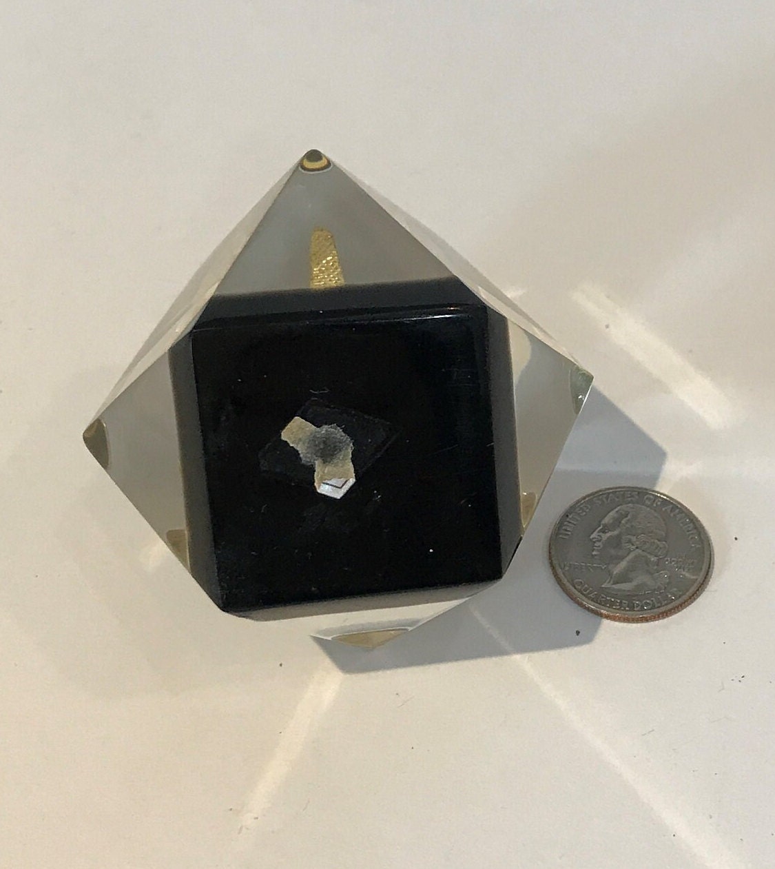 Vintage Lucite Acrylic Geometric Shape Souvenir Washington DC Capital ...