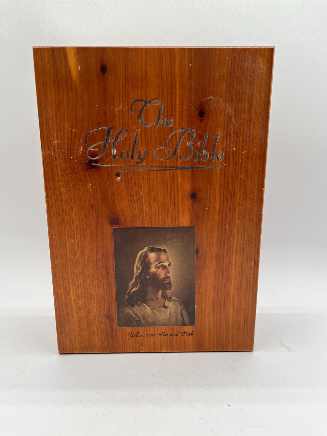 Vintage Cedar Wood Bible Box - Etsy