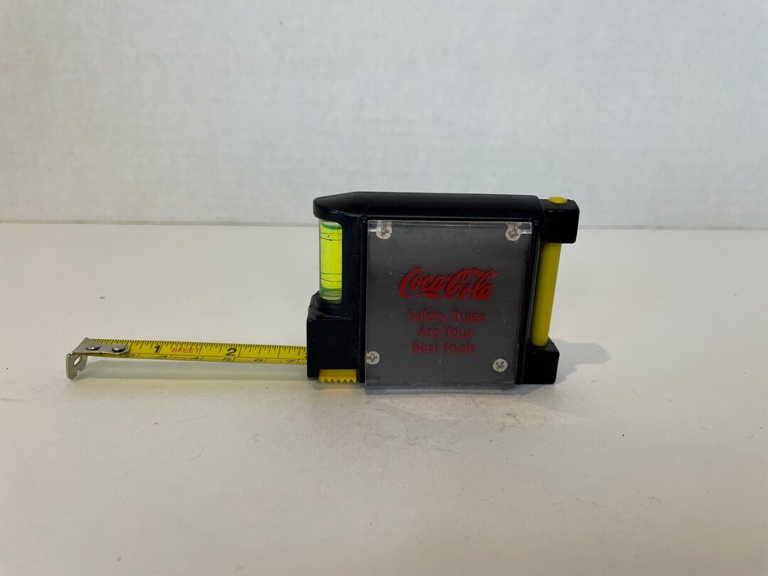 Vintage Coca-cola Coke Safety Rules Are Your Best Tools Tape Measure ...