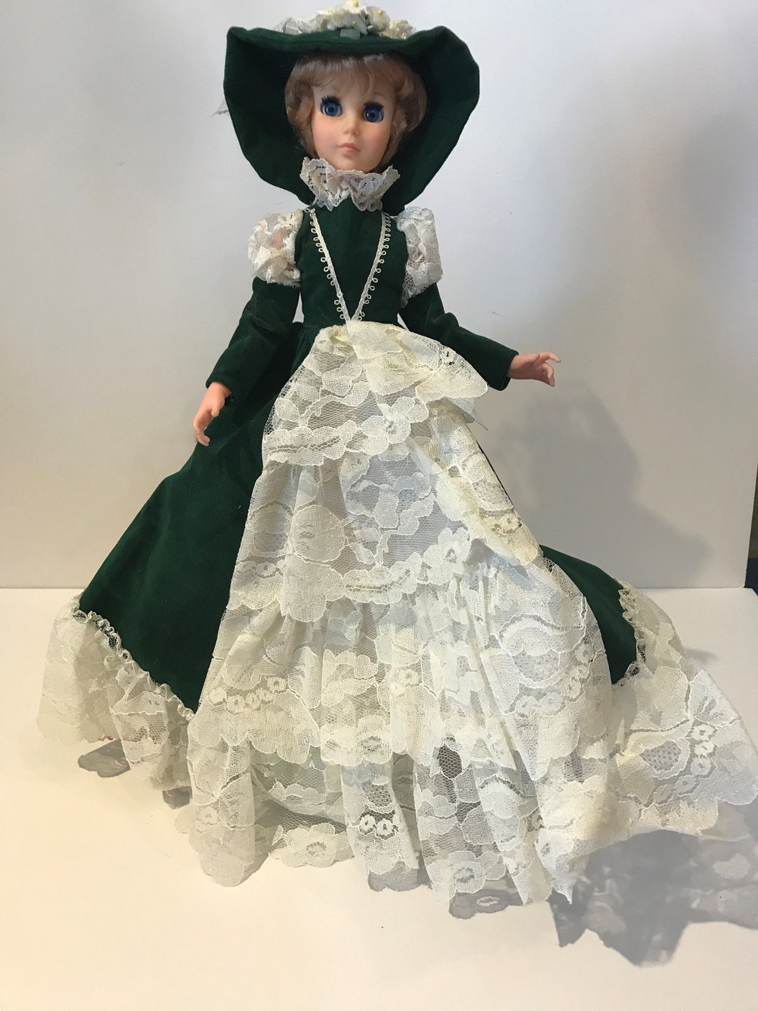 1963 Eegee Co. Collectible Victorian Doll With Wind up Music Stand ...