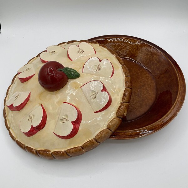 Ceramic Apple Pie - Etsy