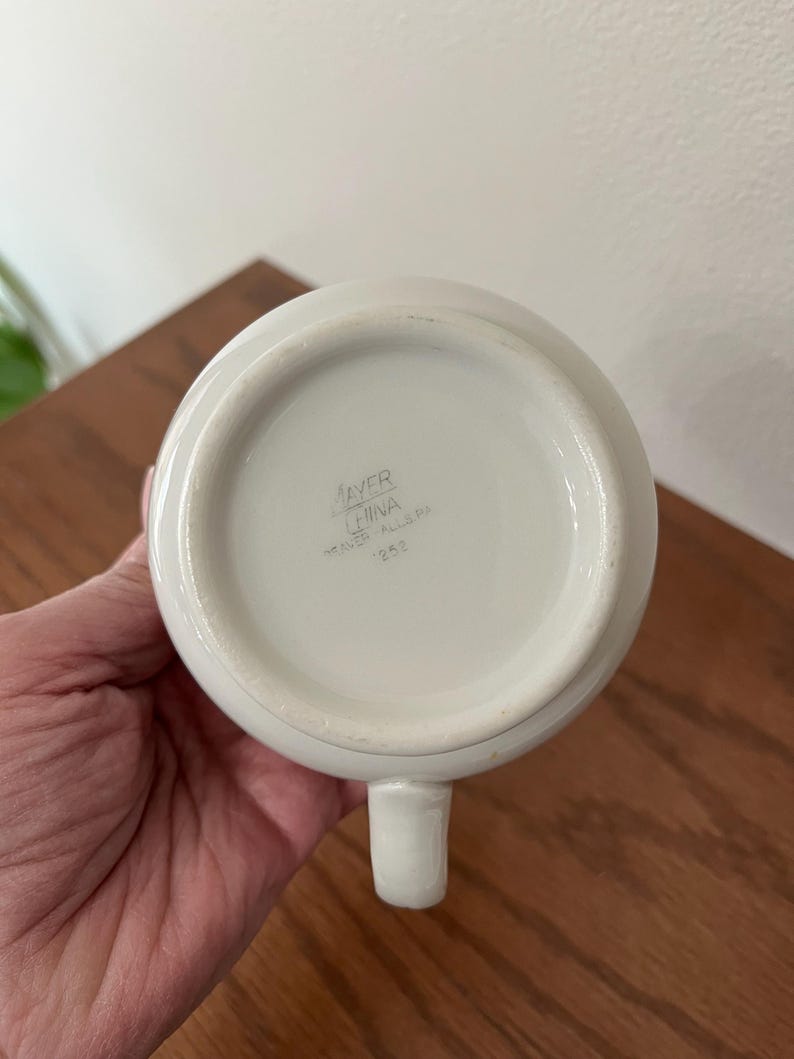 Vintage Mayer China Restaurant Ware Coffee Cup Mug - Etsy