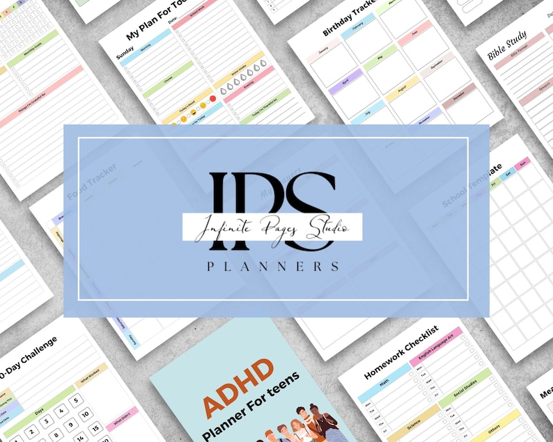 ADHD for Teens Digital or Printable, US Letter Size, Wellness, 30-day ...