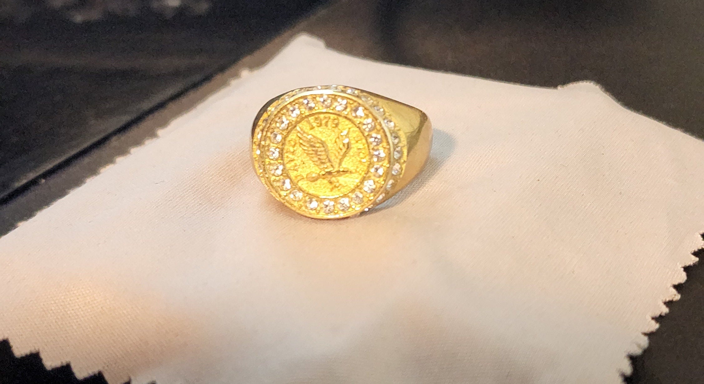 VINTAGE 18k Alaskan Gold War Eagle Ring - Etsy