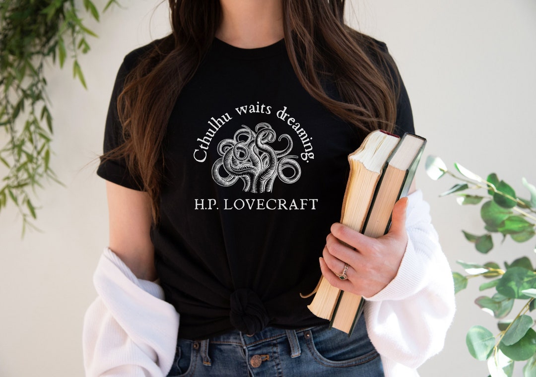HP Lovecraft T Shirt Lovecraft Tee Occult Gothic Horror Shirts Literary ...