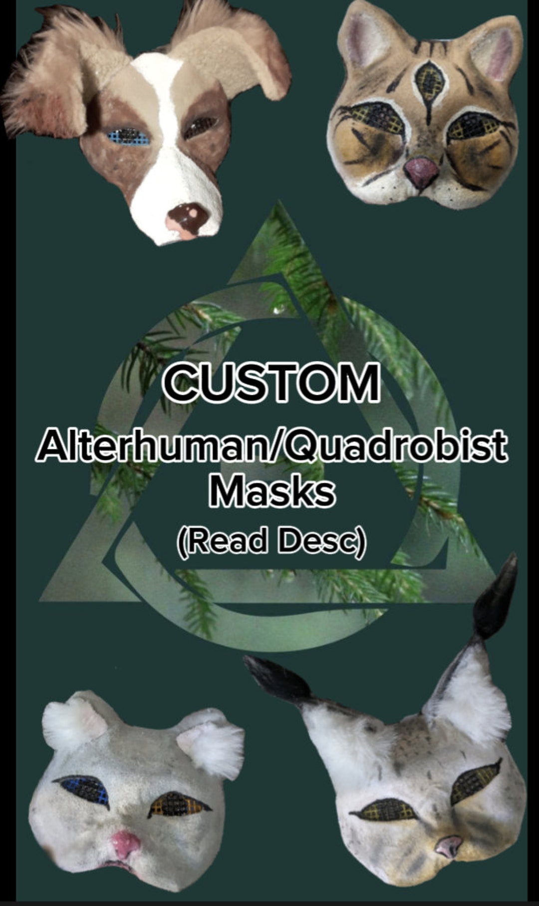 CUSTOM Therian Masks (read Description!!) - Etsy