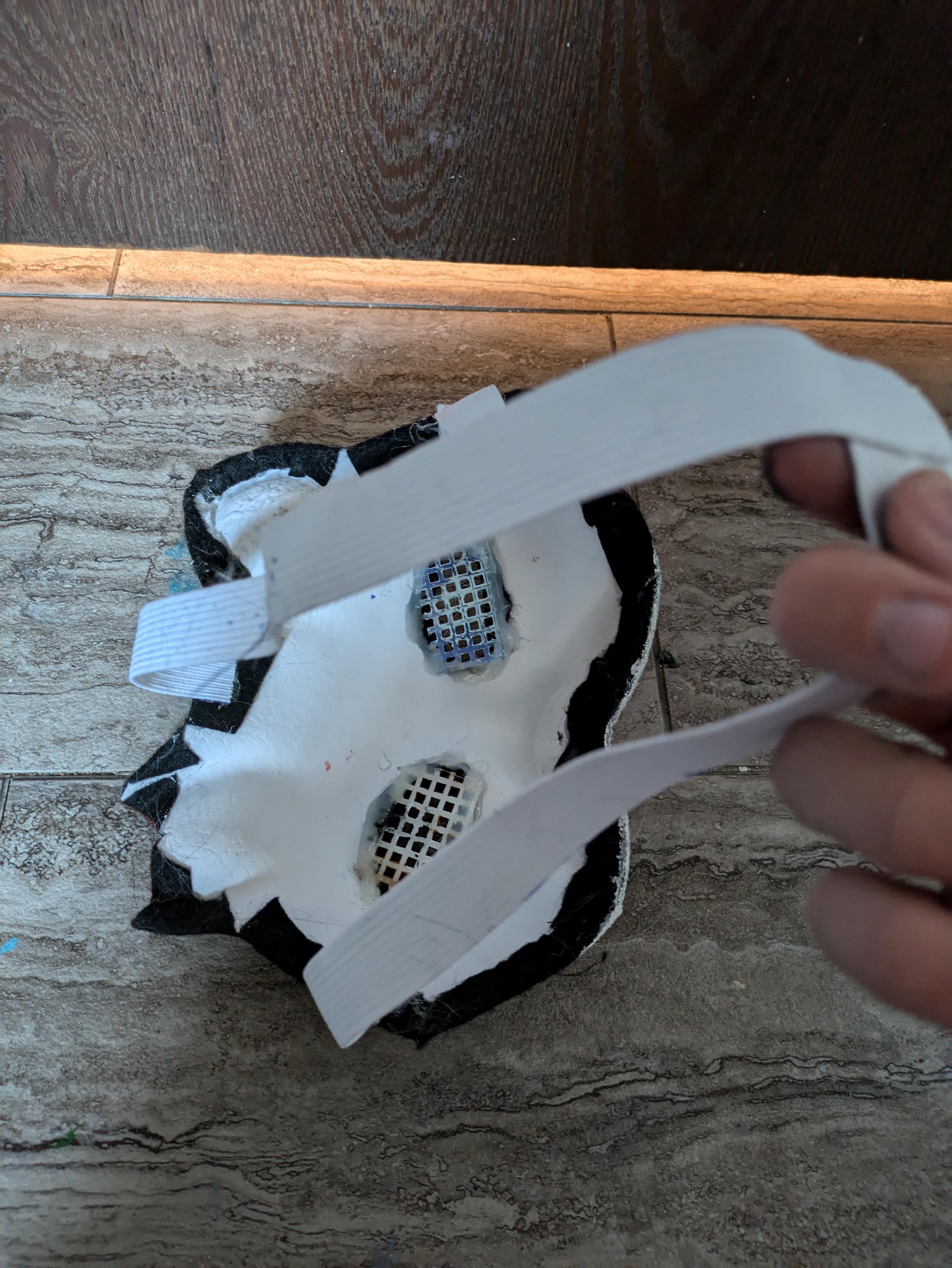 Therian Mask Scarred Tuxedo Cat - Etsy UK