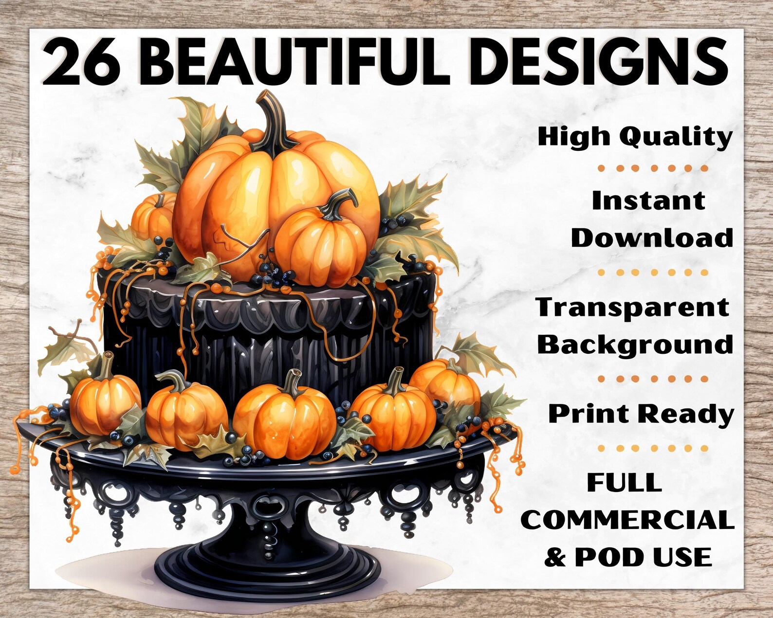 Halloween Food & Sweets Clipart, Halloween Clipart Bundle, Sweets ...
