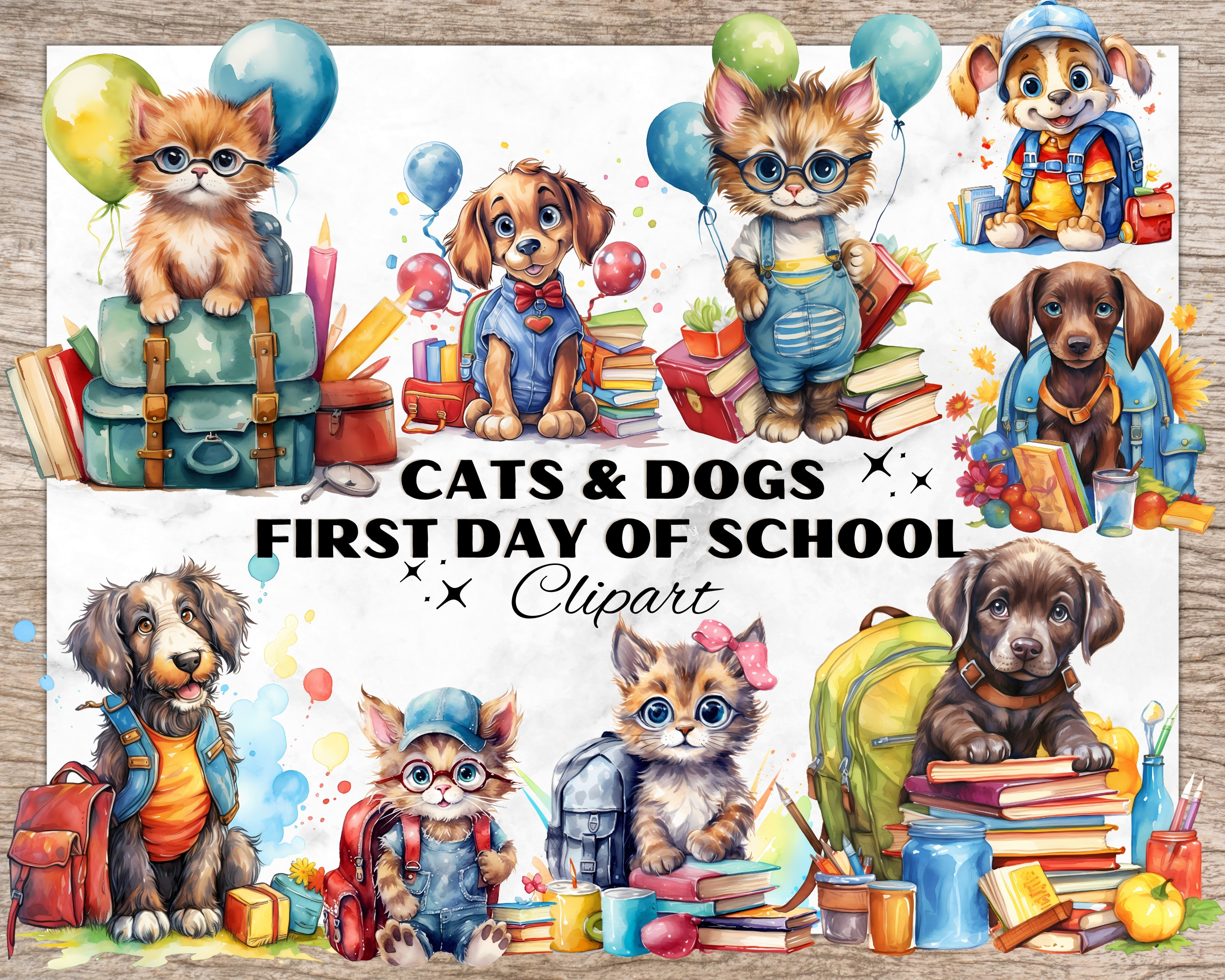 Dogs And Cats Clip Art