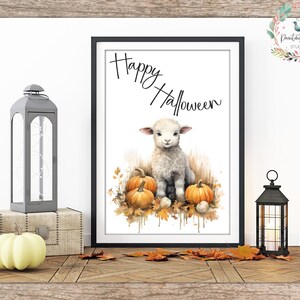 Farm Animals Halloween Clipart, Farm Clipart Set, Cottagecore Theme ...