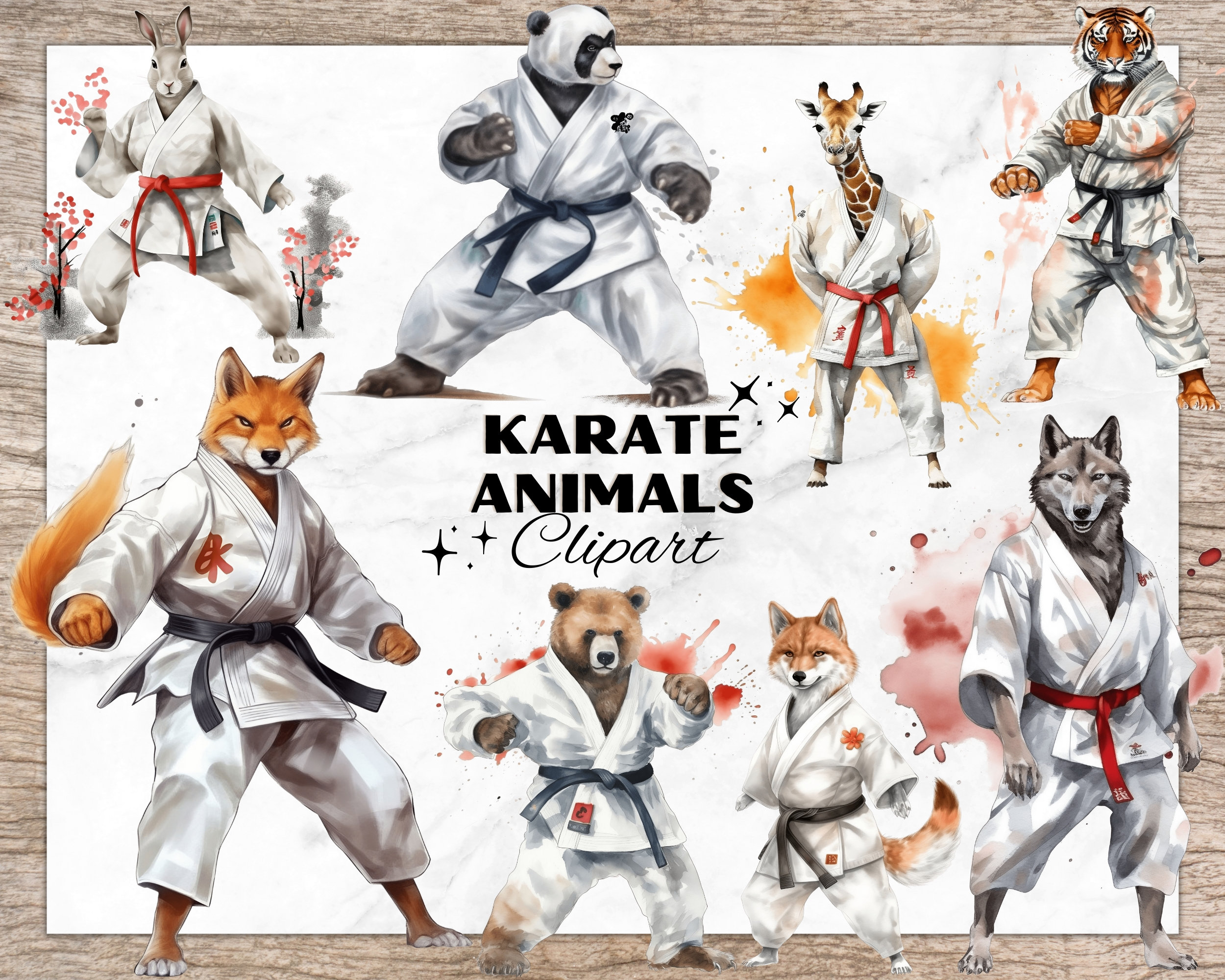 Karate Animals
