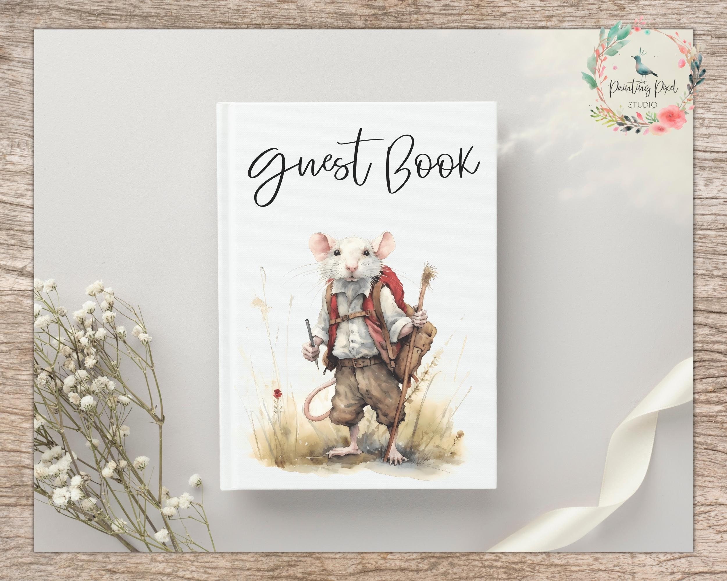 Hiking Rat Watercolor Clipart, White Rat Cliparts, Wanderlust Clipart ...