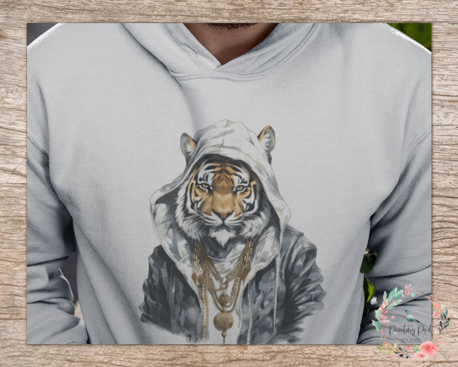 Gangsta Rapper Hip Hop Animals Bundle, Watercolor Clipart for Card ...