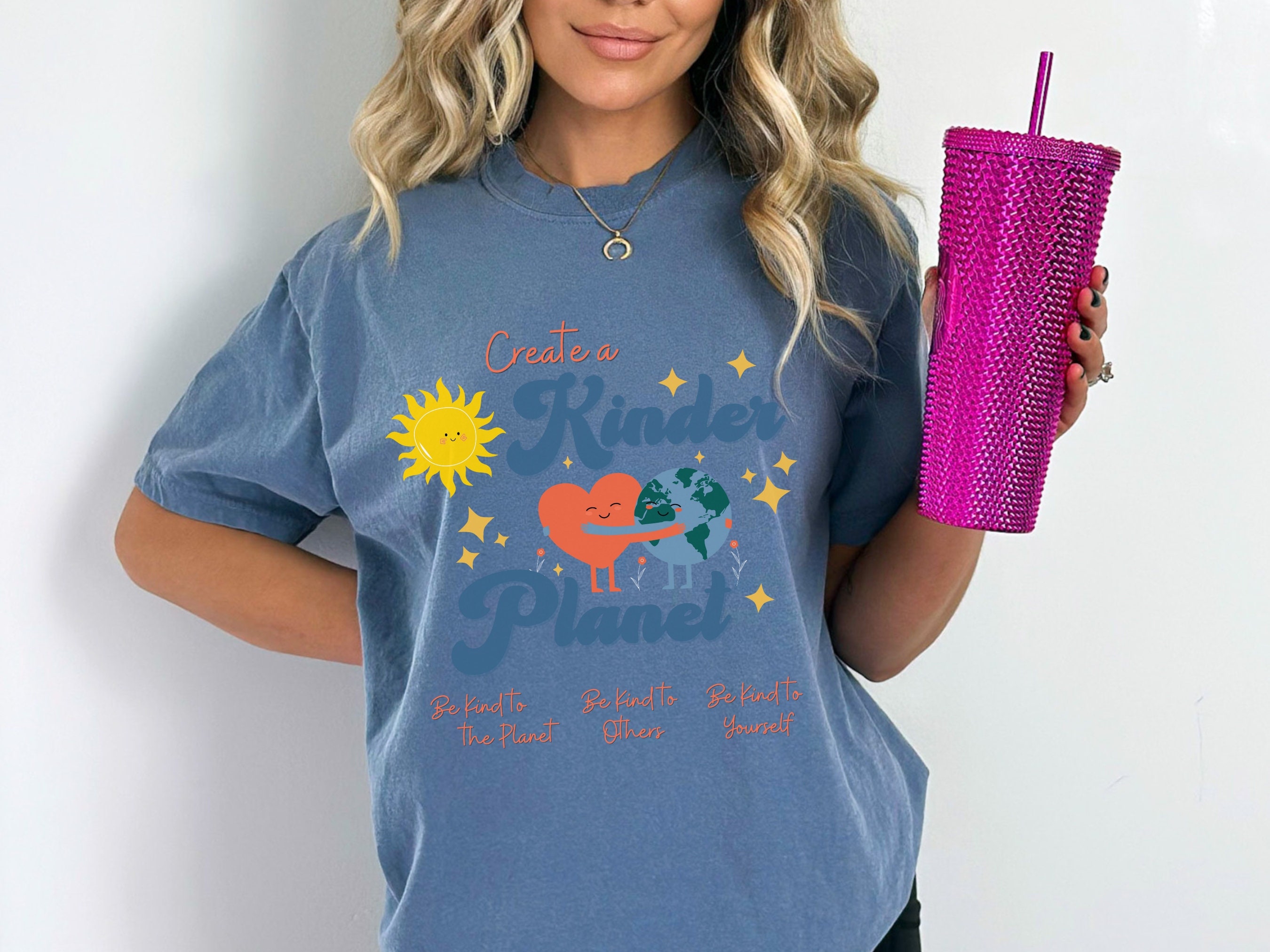 Create a Kinder Planet, VSCO Girl Aesthetic, Earth Day Hoodie, Trendy ...