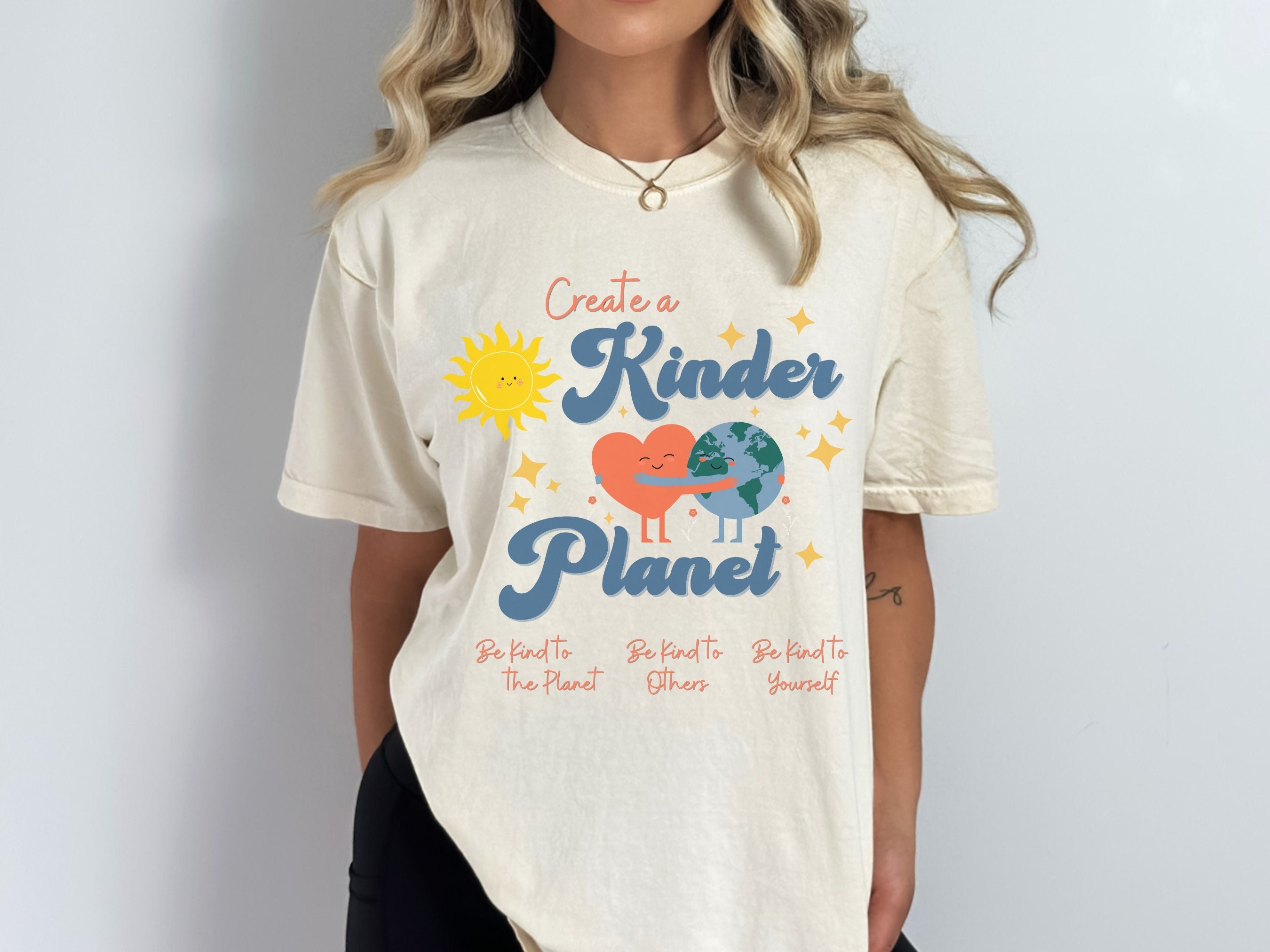 Create a Kinder Planet, VSCO Girl Aesthetic, Earth Day Hoodie, Trendy ...