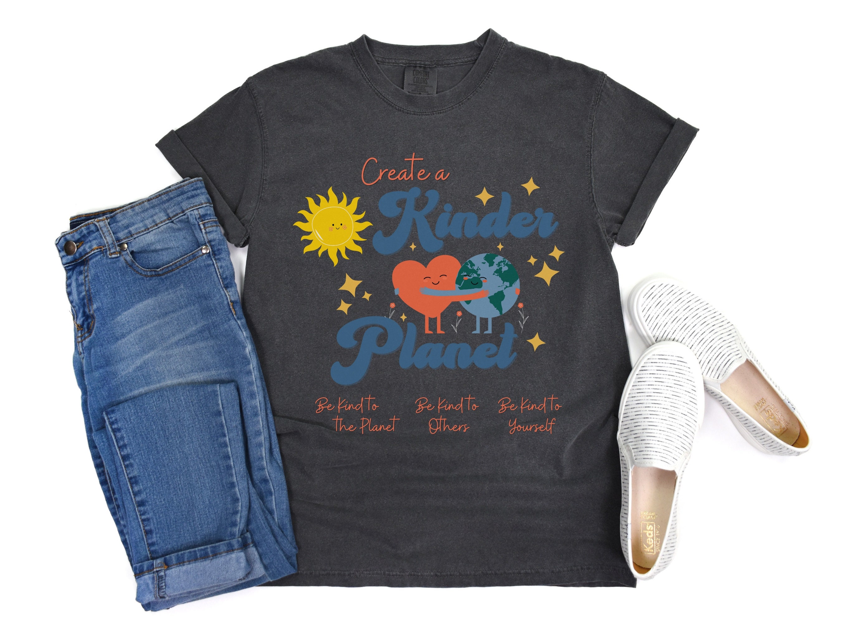 Create a Kinder Planet, VSCO Girl Aesthetic, Earth Day Hoodie, Trendy ...