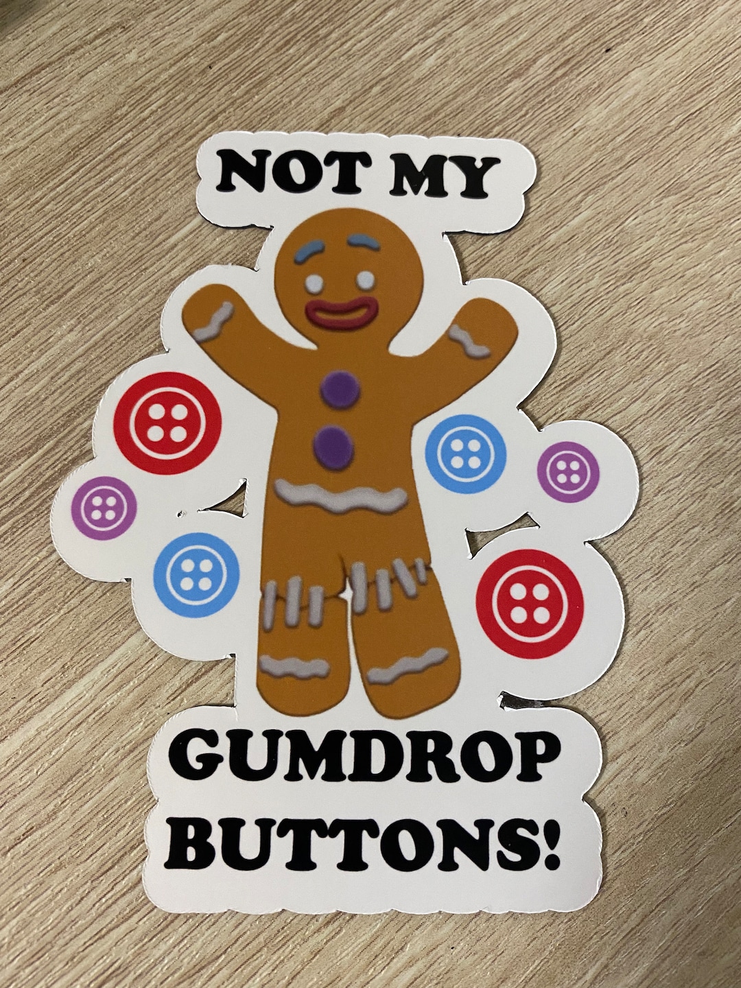 Not My Gumdrop Buttons Magnet - Etsy UK