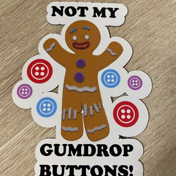 Not My Gumdrop Buttons Svg - Etsy