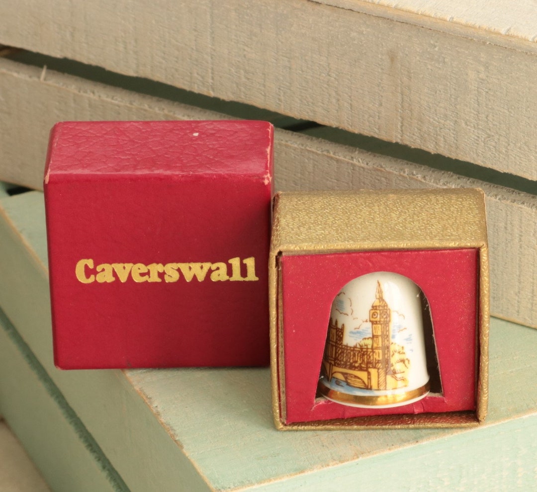 Caverswall Big Ben Thimble With Original Box C 1954 - Etsy