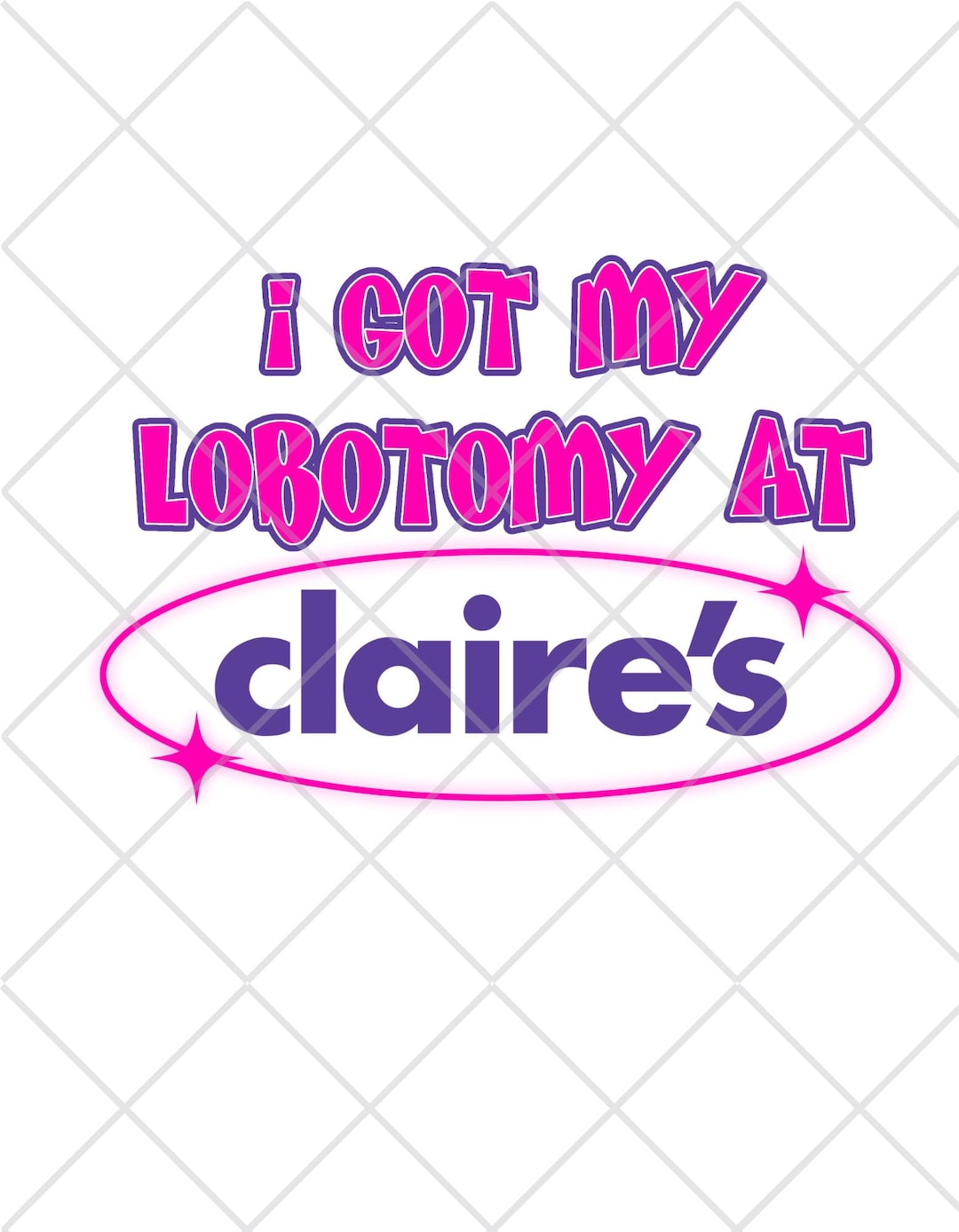 Lobotomy Digital Download | PNG | Claire’s | Humor | Dark Humor | Can ...