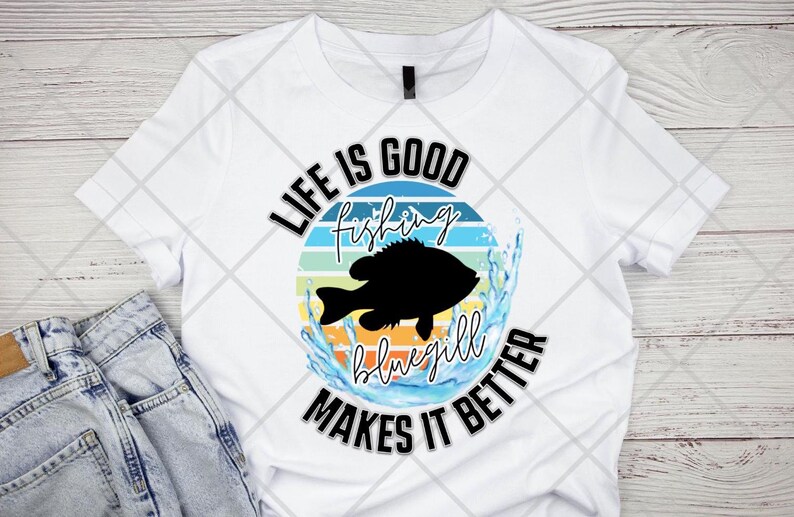 Bluegill PNG | Digital Download | Fishing | Good Life | Lake Life ...