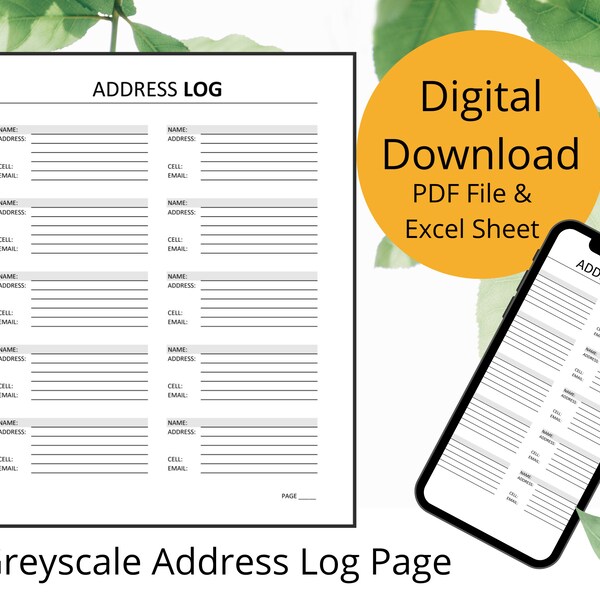 Address Guest Book - Etsy