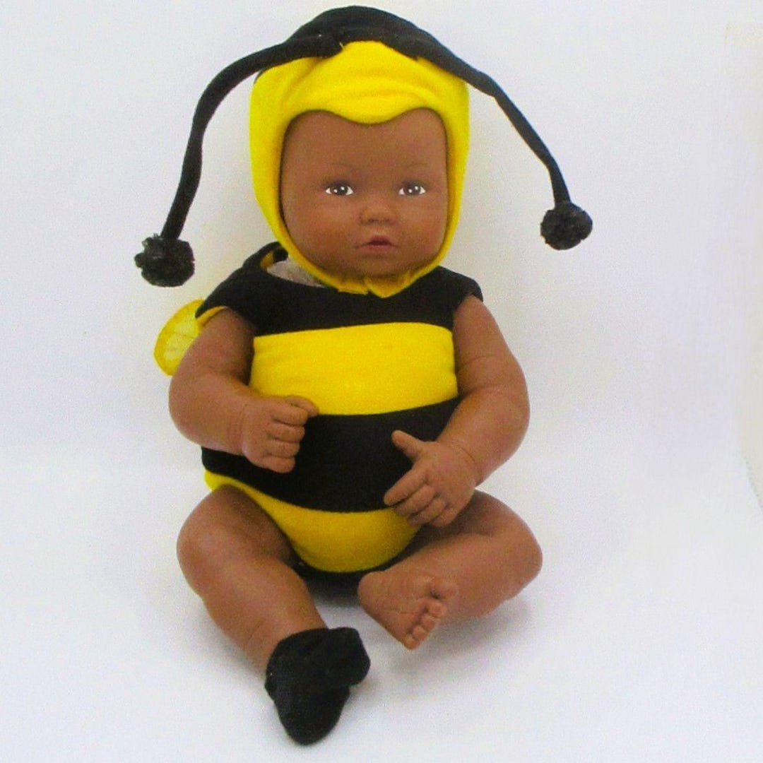 1996 Anne Geddes Bumble Bee Baby Doll With Antennae & Wings Adorable ...