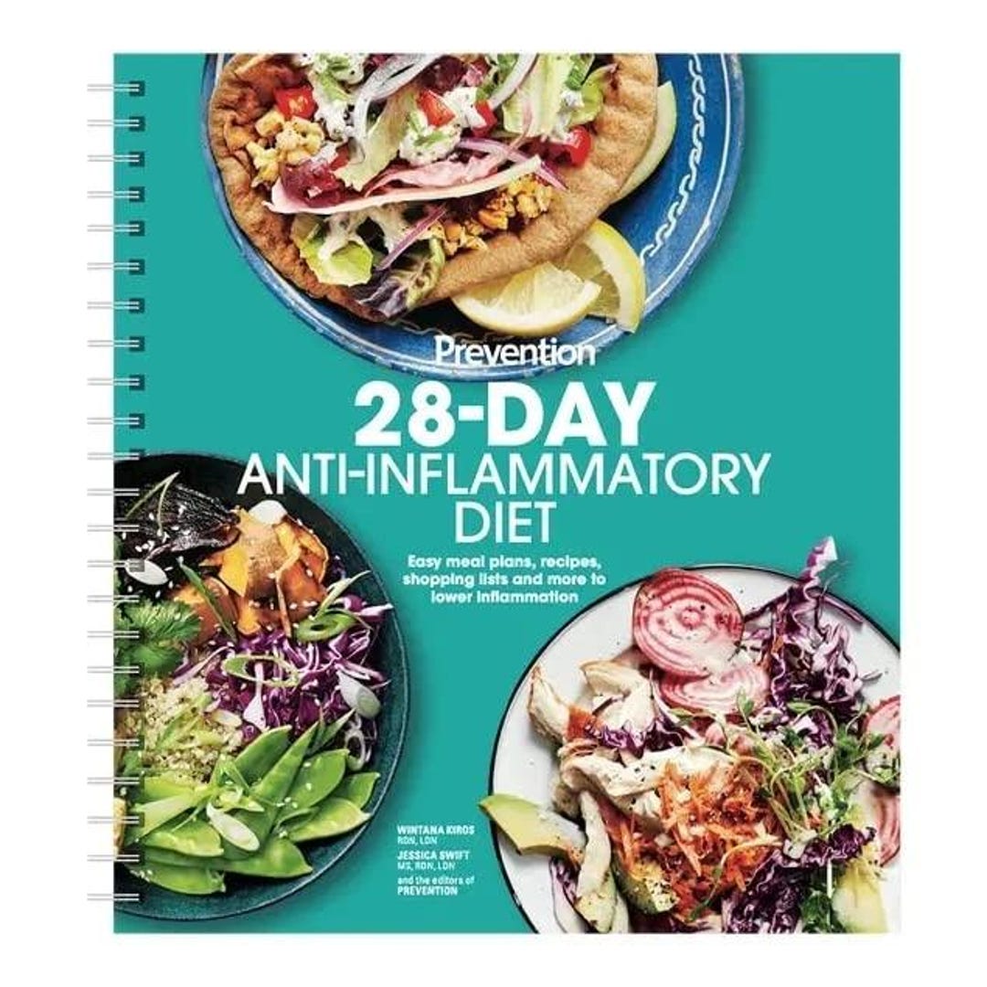 Prevention 28-day Anti-inflammatory Diet Spiral-bound Cookbook Hearst ...