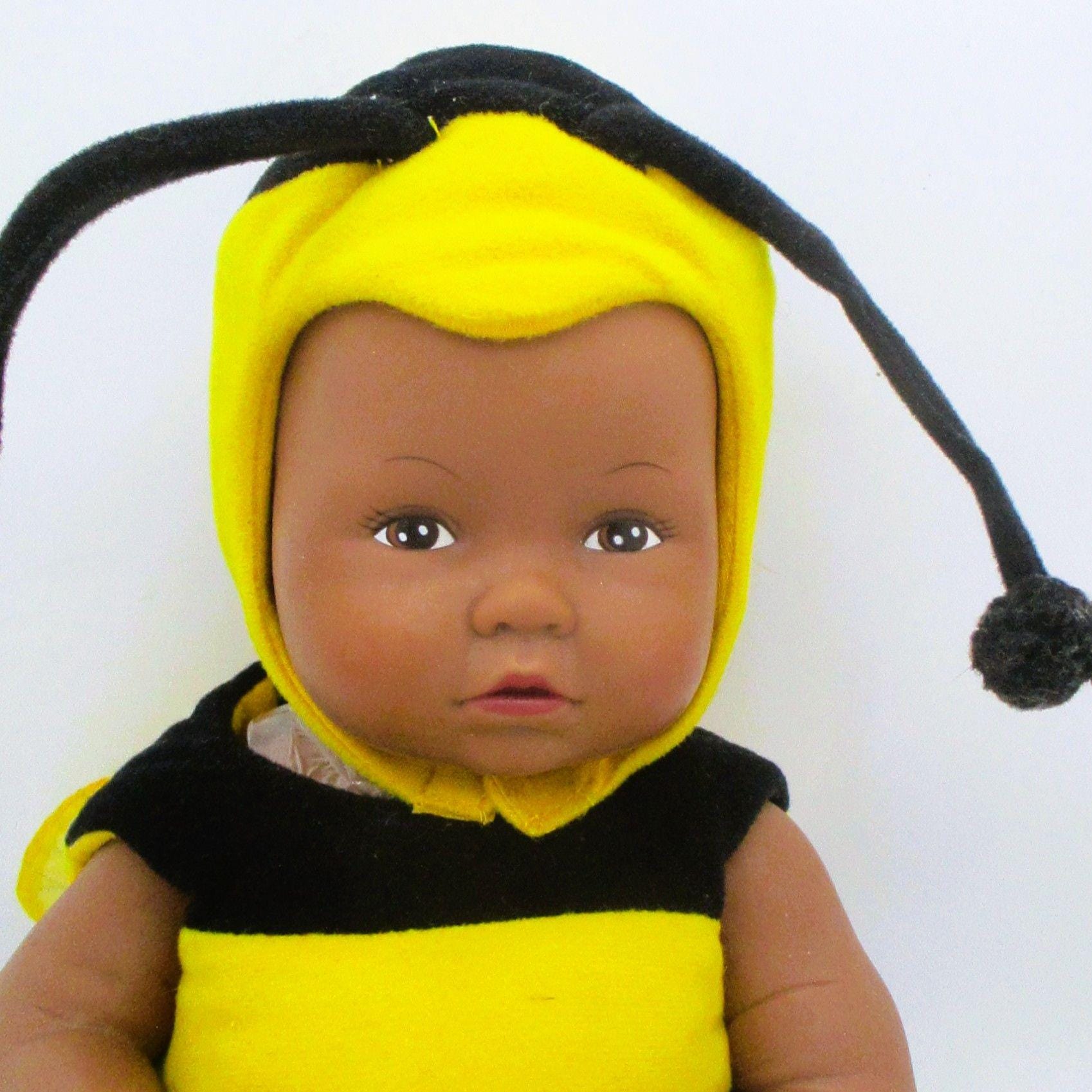 1996 Anne Geddes Bumble Bee Baby Doll With Antennae & Wings Adorable ...