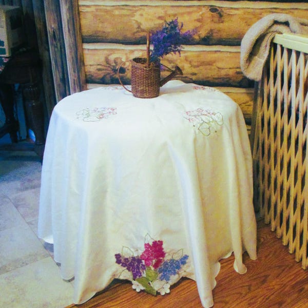 Applique Tablecloth - Etsy