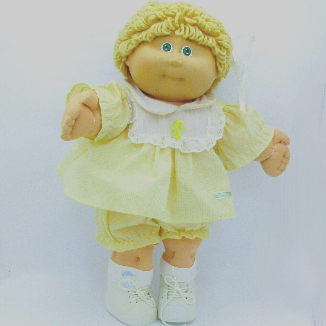 CPK Doll Girl Wheat Hair Green Eyes Ic2-made in Taiwan HM#1 - Etsy