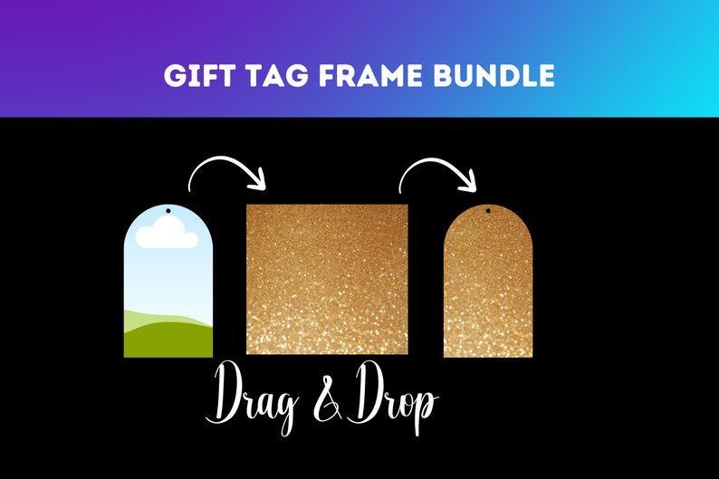 Gift Tag Frame Templates, Design Your Own Gift Tag, Editable Price Tag ...