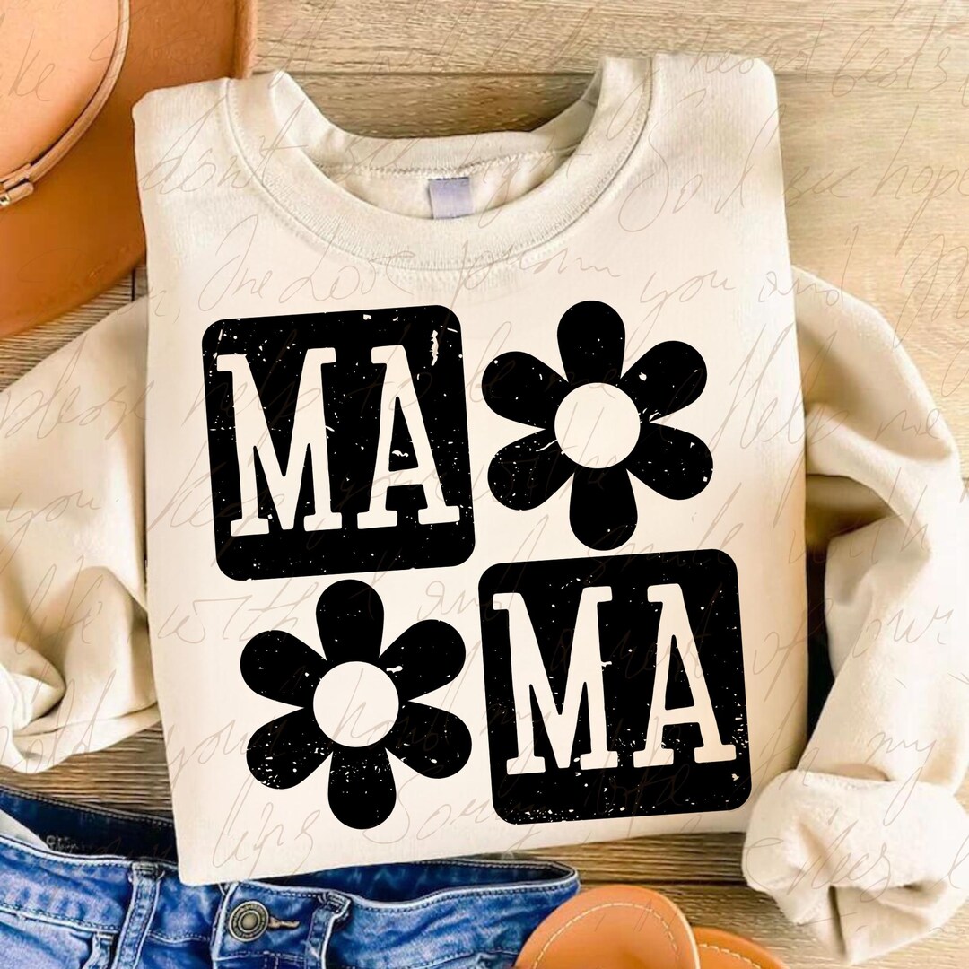 Checker Mama PNG, Mama Png, Floral Mama Png, Floral Checker Png, Trendy ...