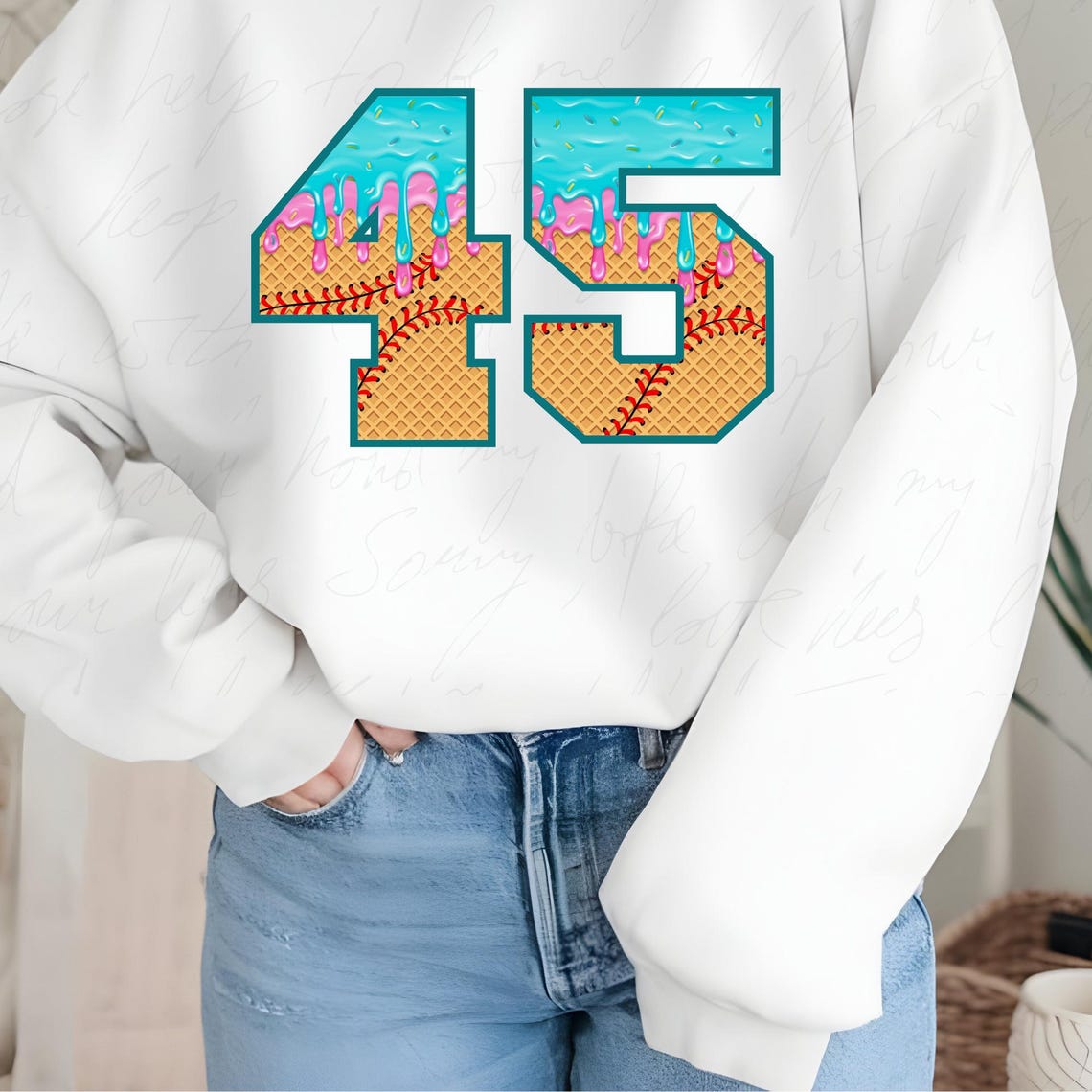 Ice-cream Drip Doodle PNG Alphabet,pink & Blue Drippy Doodle Letters ...