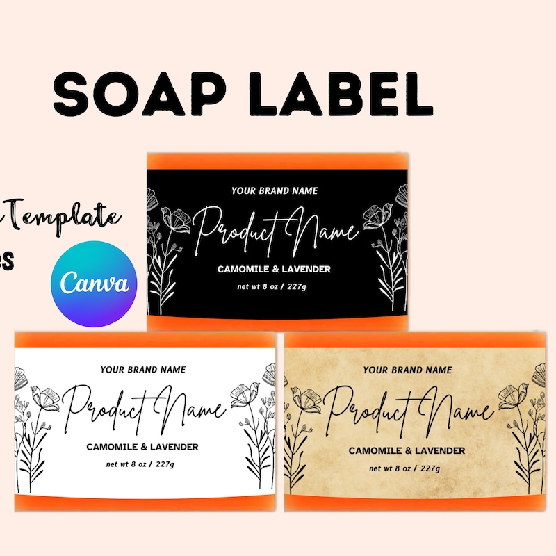 Soap Labels Template - Etsy