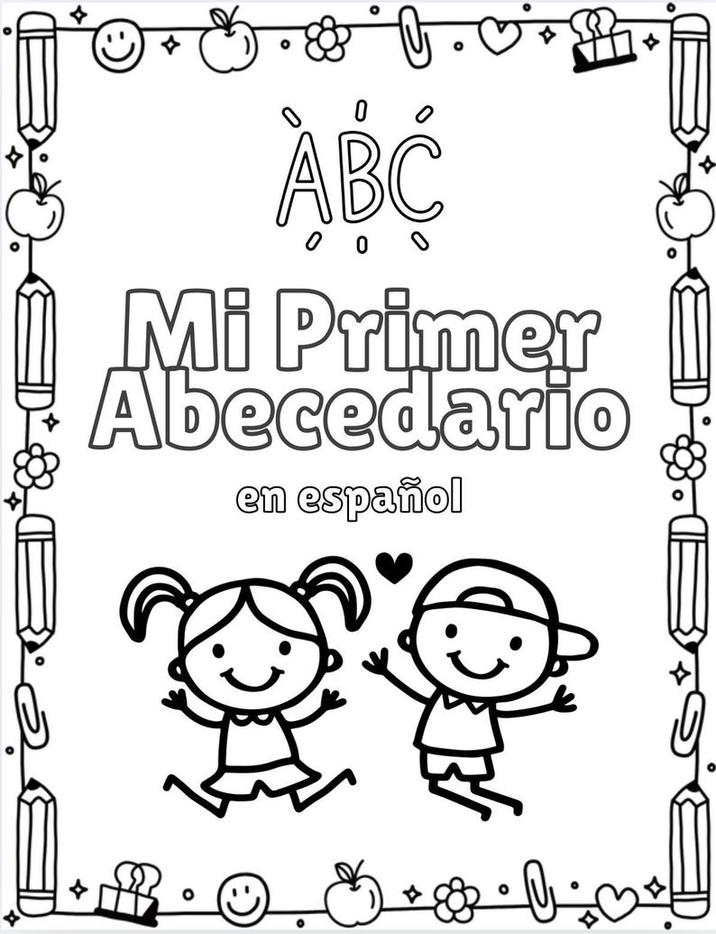 Spanish Alphabet for Kids. - Etsy