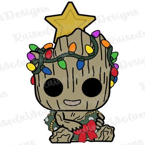 Baby Groot Christmas PNG | Holiday Clipart (digital Download) - Etsy