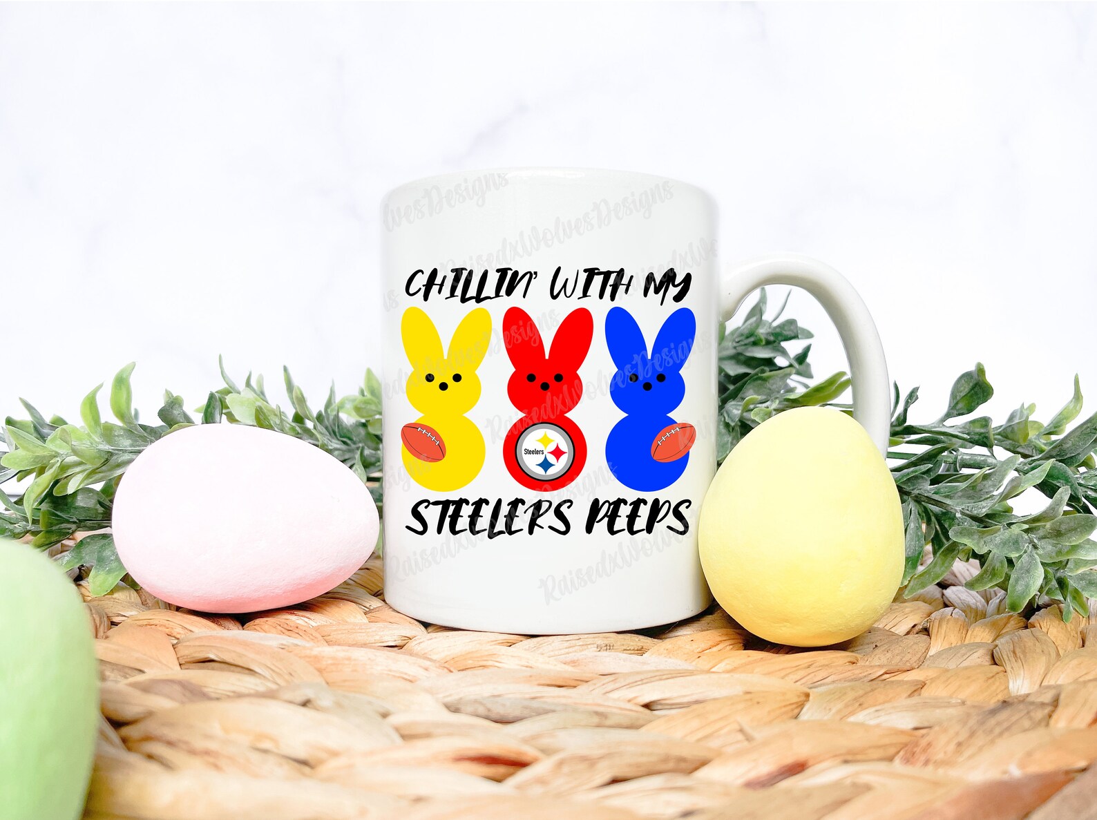 Football Peeps PNG | Easter Steeler Digital Clipart | Black and Yellow ...